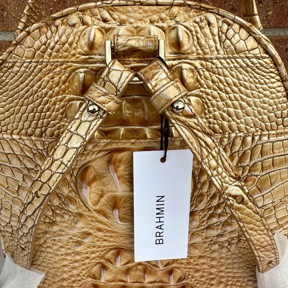 Brahmin | Bags | Brahmin Chelcy Dune Melbourne Leather Backpack | Poshmark